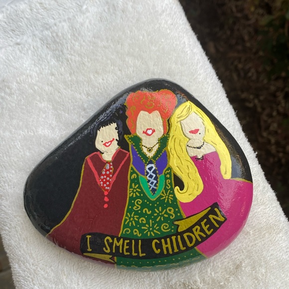 Rebel Rocks 4 Rights | Art | Hand Painted Hocus Pocus Rock | Poshmark